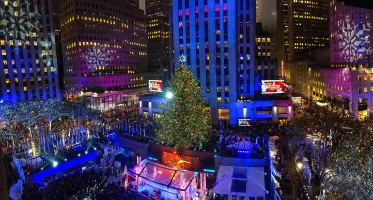 Jul på Rockefeller Center