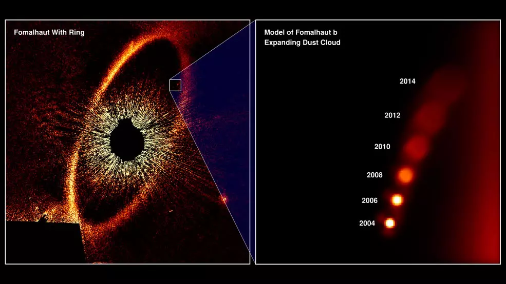 NASA-ს პლანეტა ეგზოპლანეტა Fomalhaut ვარსკვლავი