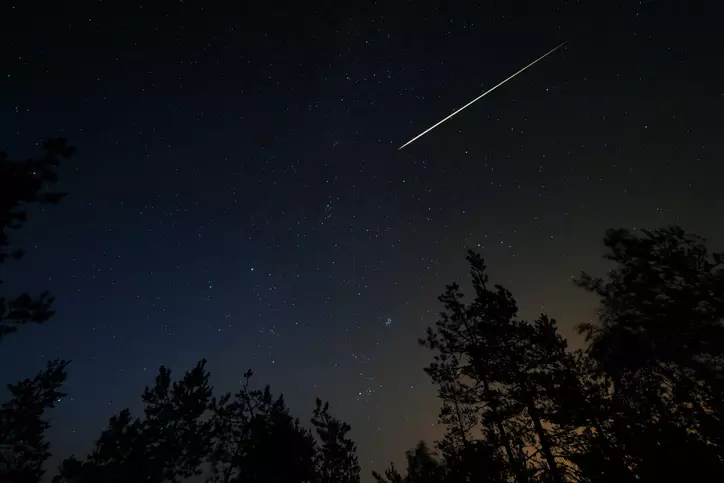 choiva de meteoros perseidas