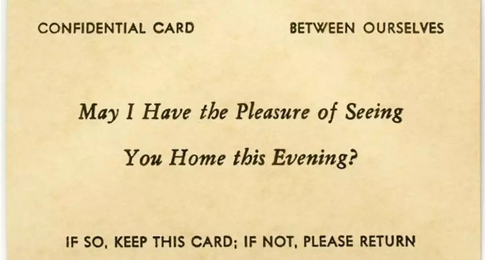 Flirting Cards ing Era Victorian