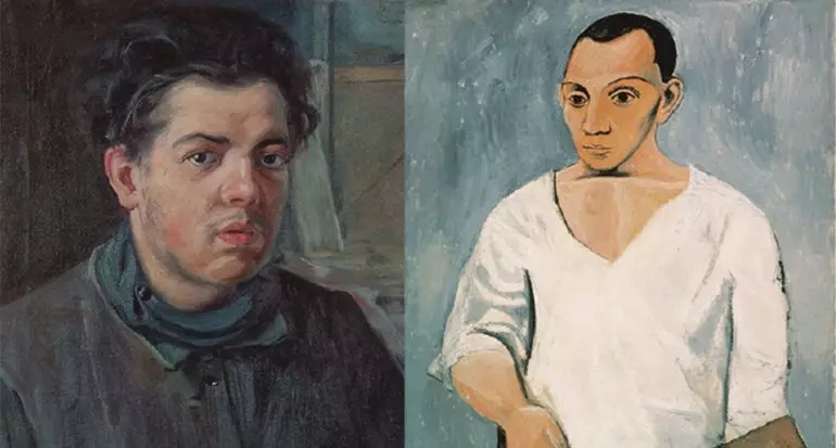 Sroicheann Diego Rivera agus Pablo Picasso Cathair Mheicsiceo