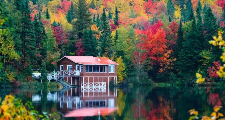 Herfstkleuren in Quebec