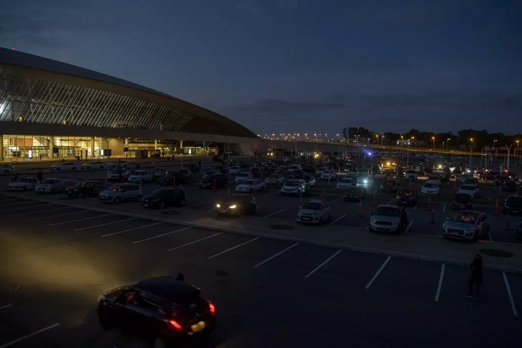 Montevideo International Airport Uruguay drive-in