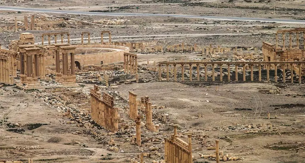 Palmyra, ki fèk libere, se toujou yon trezò