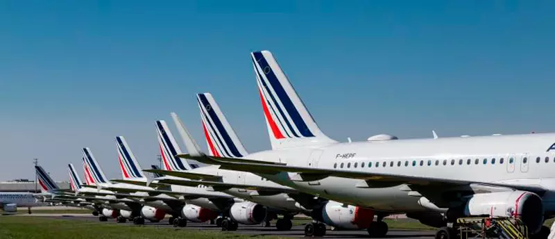 air france vliegtuig vliegtuig