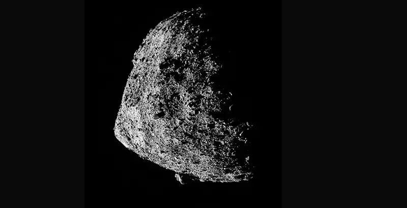 umphezulu we-asteroid Bennu