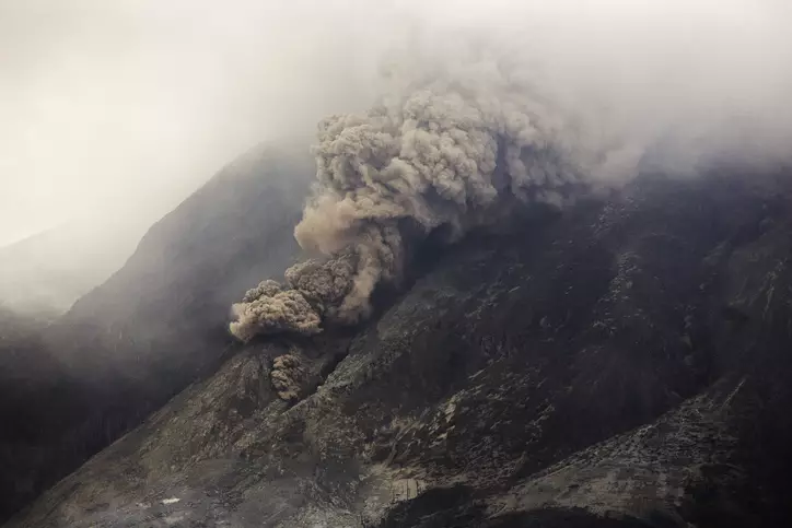 volcanic eruption