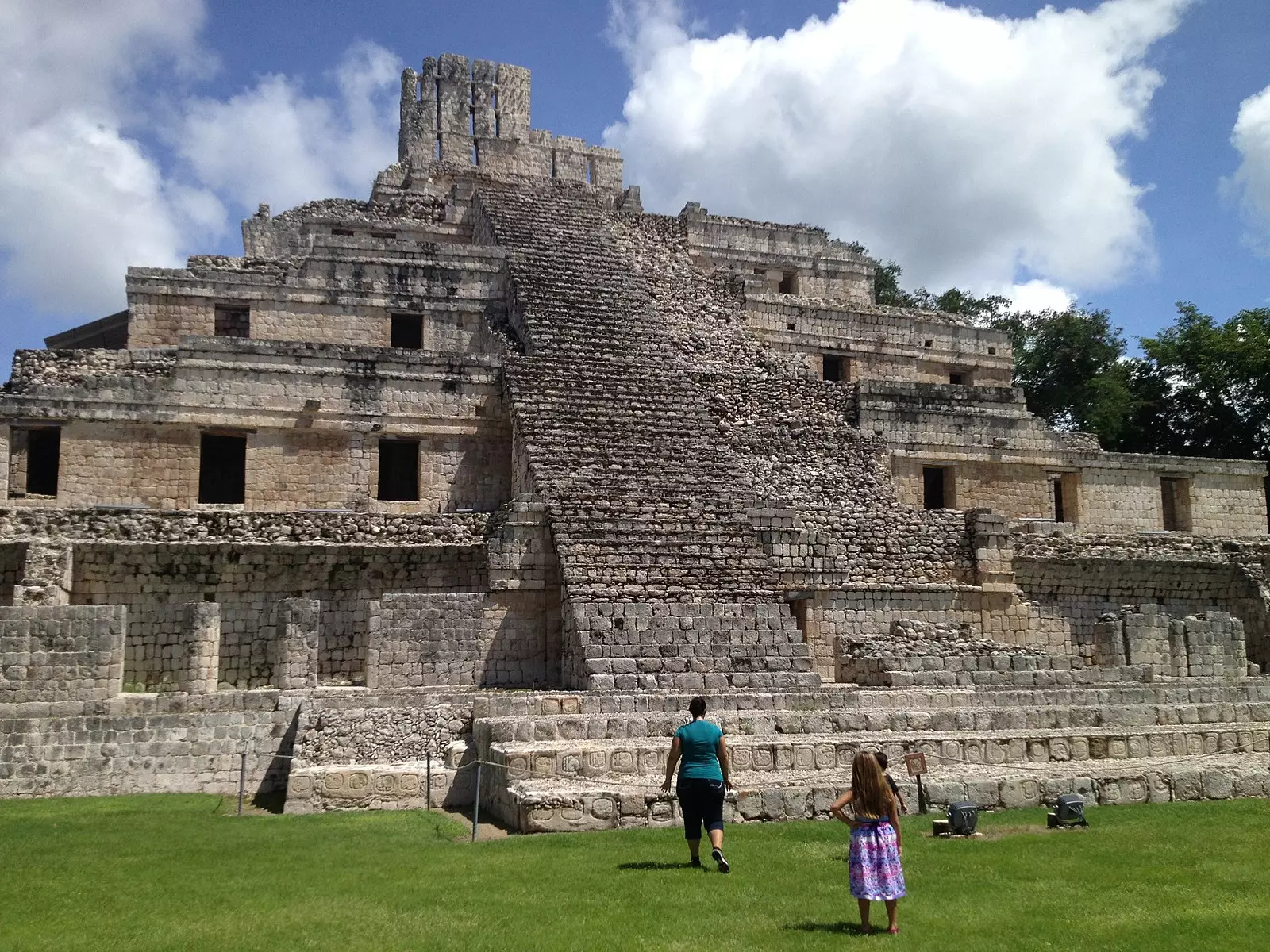 von Menschenhand geschaffene Maya-Insel