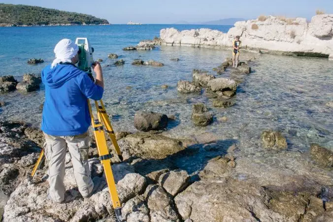 Aranjeunna manggihan hiji pulo leungit Yunani Kuna di Laut Aegean 13250_2