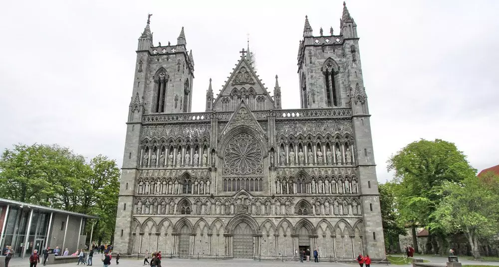 Trondheim, stáisiún deiridh Bealach San Olav