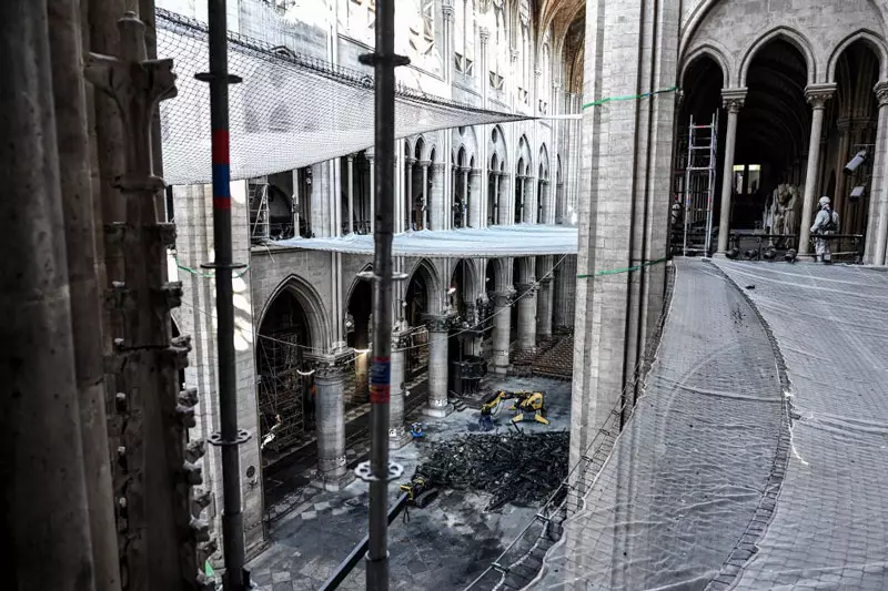 Le feu retentit à Notre-Dame