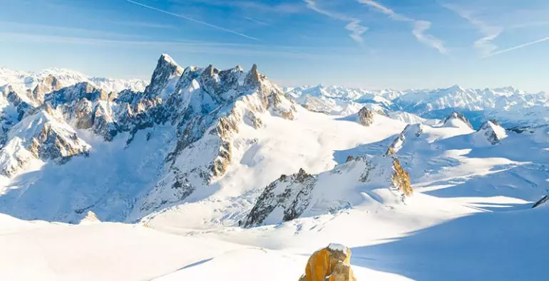 Gletsjer Planpincieux Mont Blanc