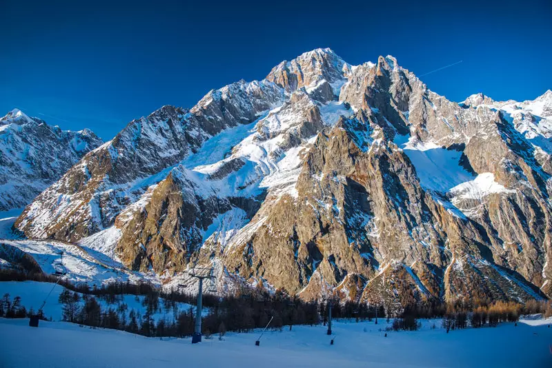 Mont Blanc gletsjer Planpincieux