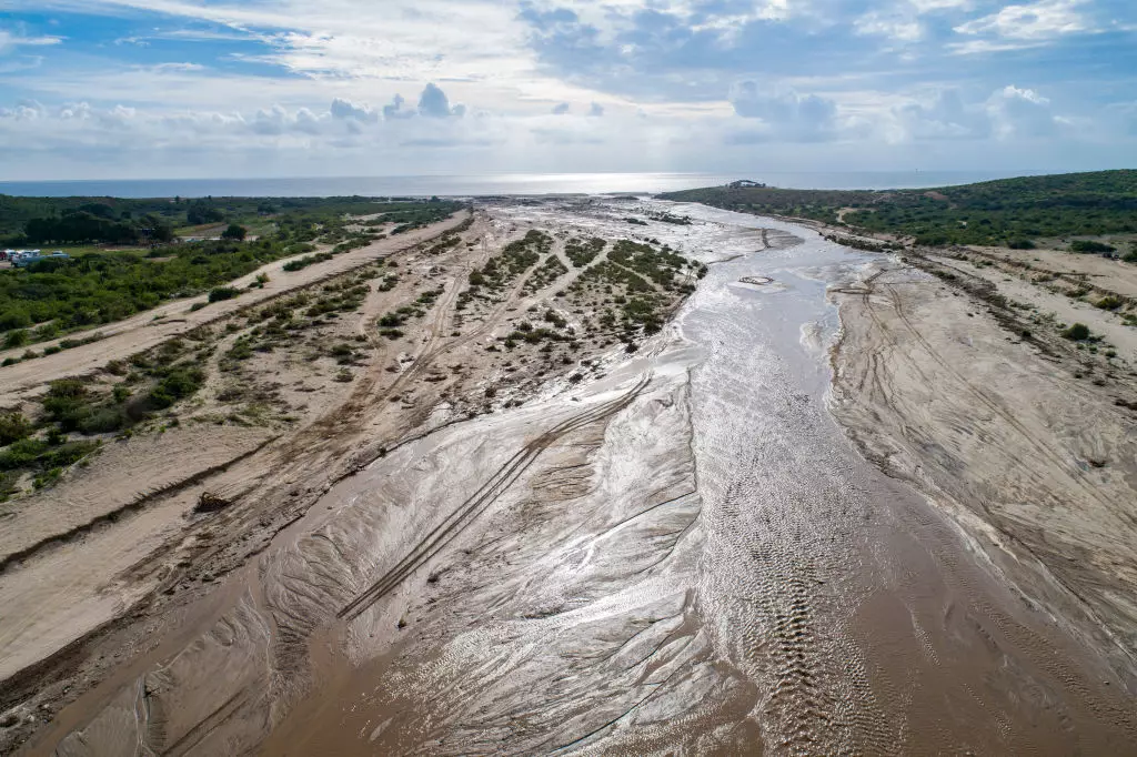 pragtige baai strand