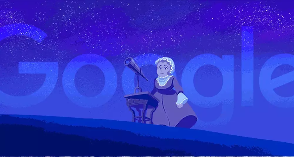 Doodle vun haut: Kite Chaser Caroline Herschel