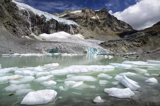 glaciers melting