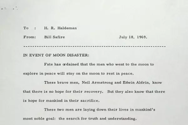 Us revelem el discurs que tenia Nixon per si fallava el viatge a la Lluna 2579_3