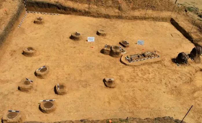 Arkæologiske genstande fundet på veje i Colombia