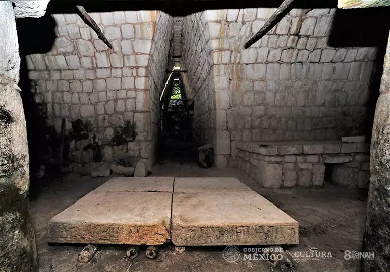 Chichen Itza stone table