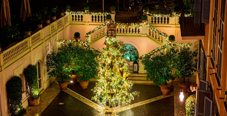 Christmas tree in Rome