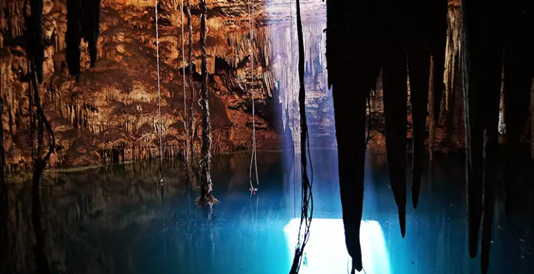 Mayan Cave Yucatan