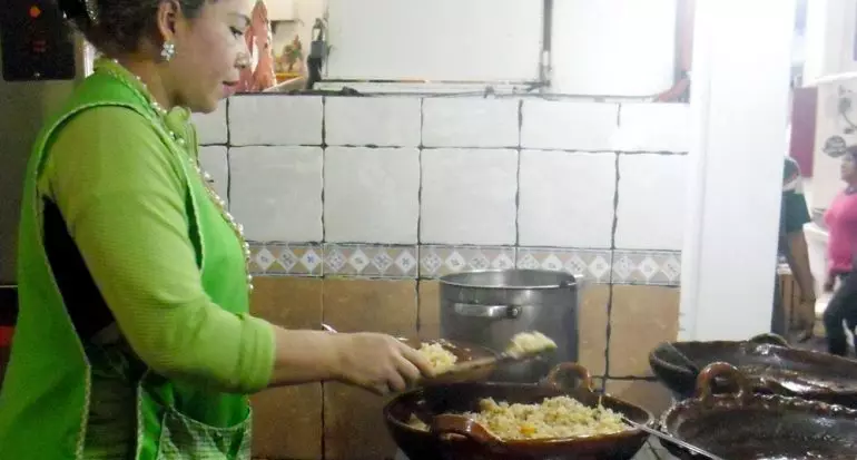 makanan di pasar mexico