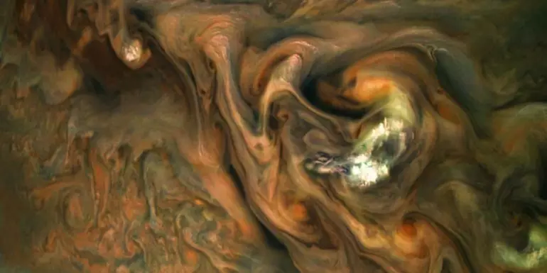 Nuages sur Jupiter