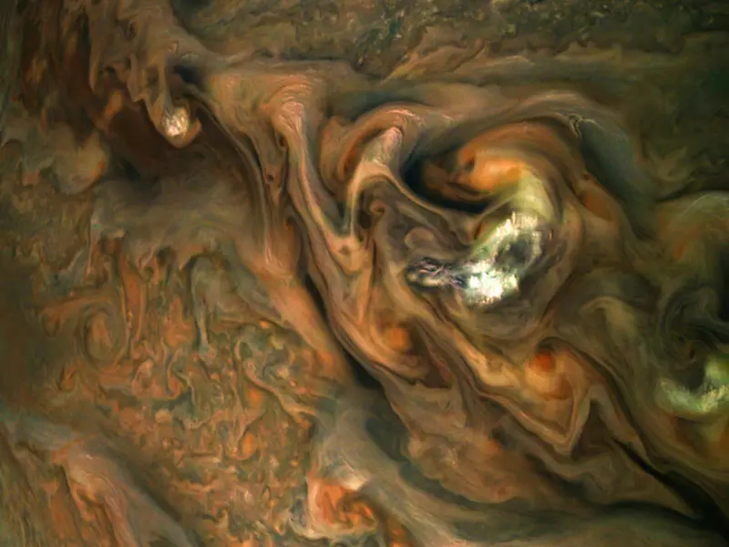 nuages sur jupiter