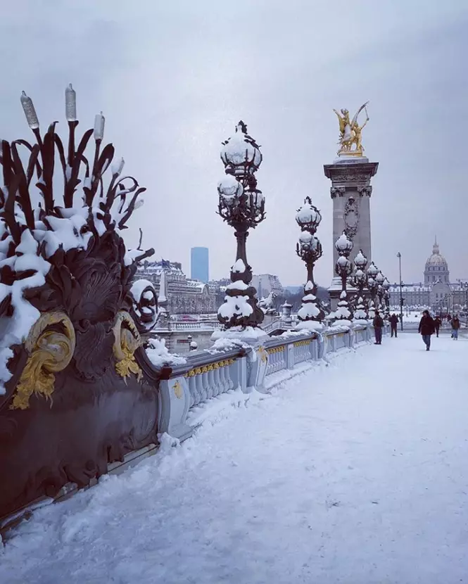 Pariz bilježi najveće snježne padaline u posljednjih 30 godina 6759_10