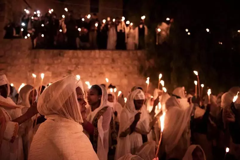 Pilgrimer firar påsk i Jerusalem 6849_3