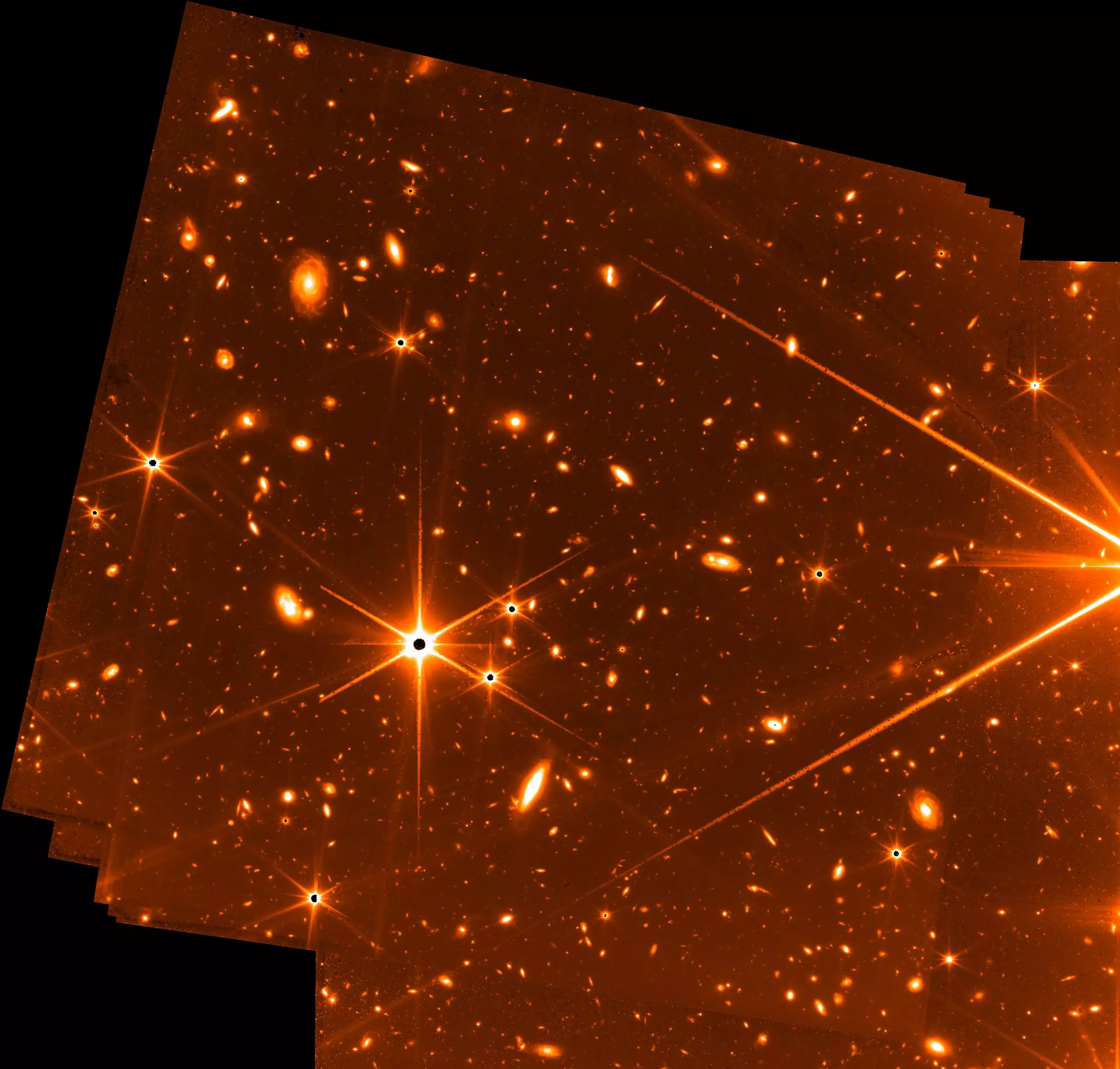 Imagem capturada pelo Telescópio James Webb / NASA, CSA, equipe FGS