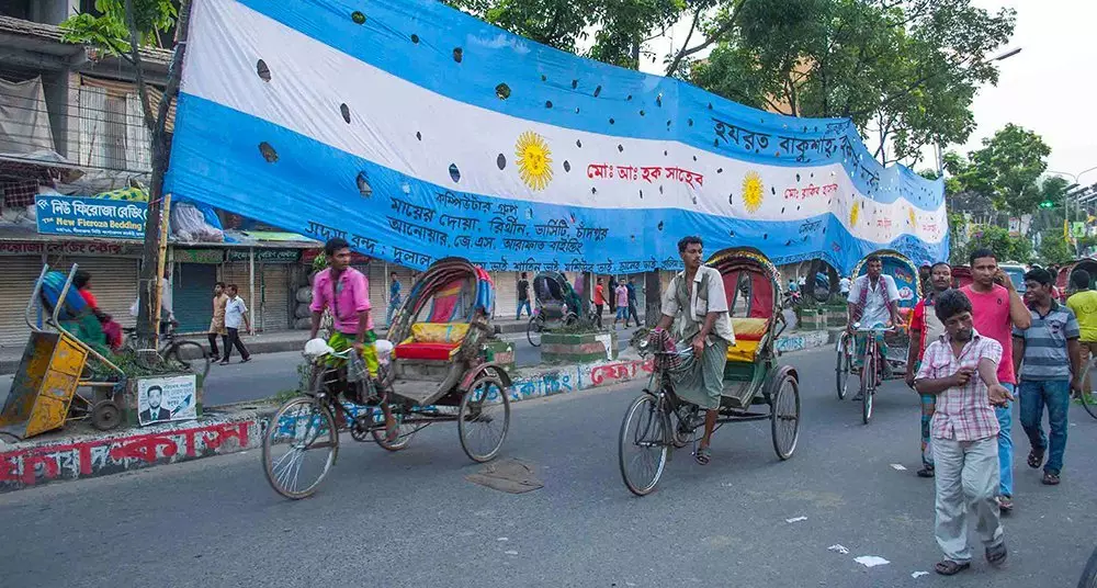 Why do they love Argentina in Bangladesh?