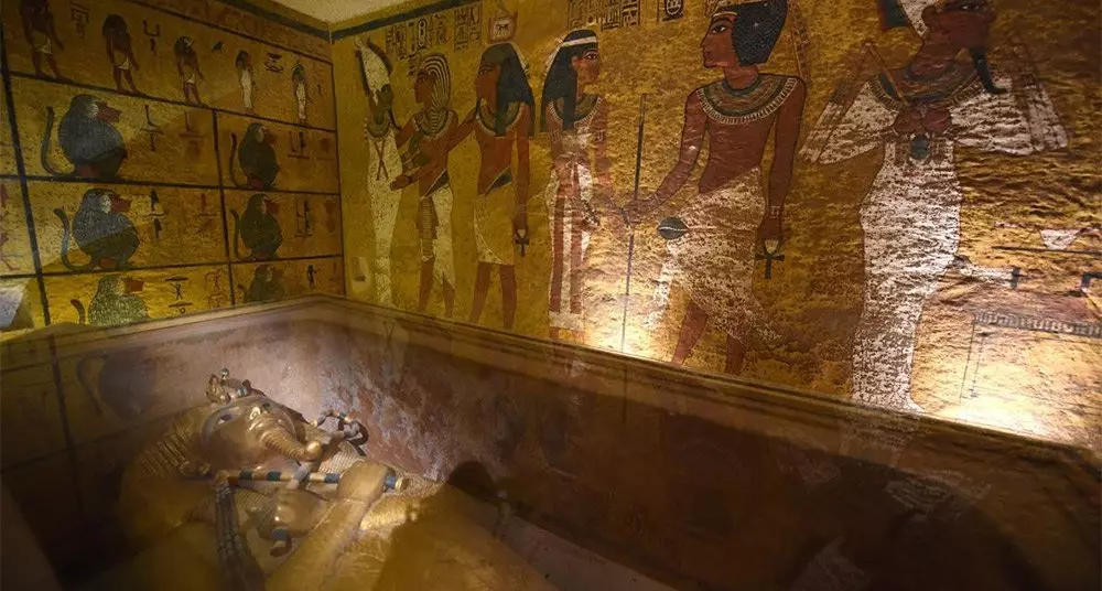 Caddaynta cusub ee kamaradaha qarsoon ee qabriga Tutankhamun