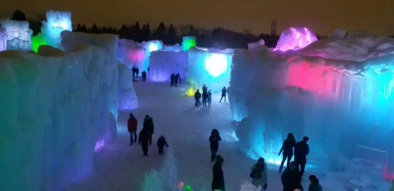 ice castle Canada Edmonton