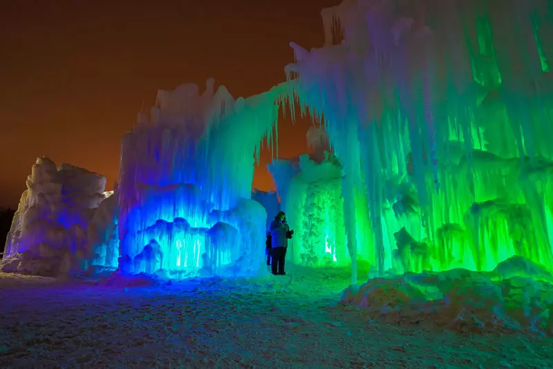 Ice Castle Alberta Canada