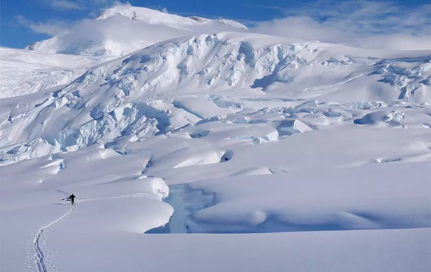 Ang lalaking ito ay tumatawid sa Antarctic, naglalakad at nag-iisa 8407_4