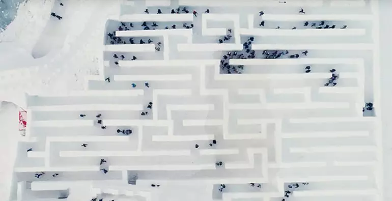 Snow Maze Canada