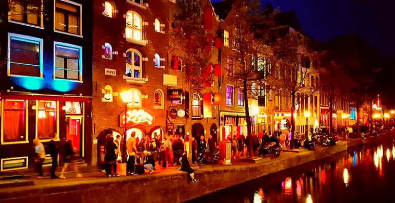 Red Light District Amsterdam Uholanzi